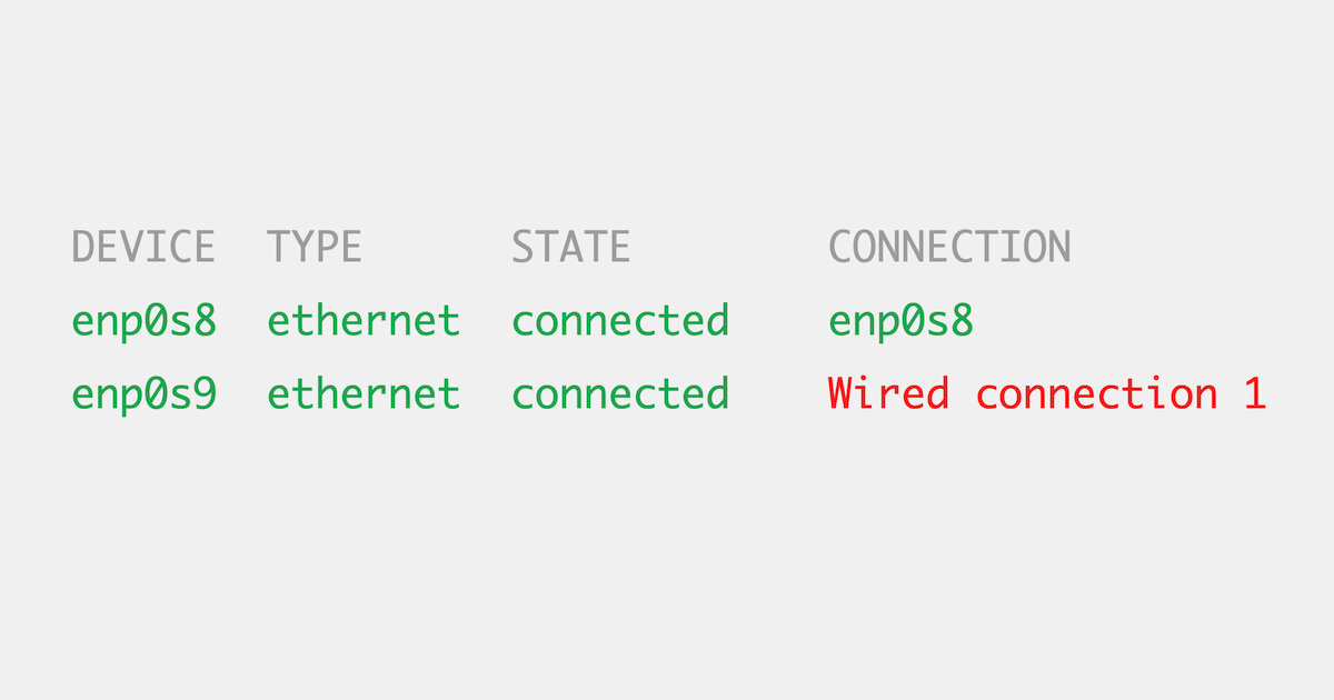 nmcli（NetworkManager）で CONNECTION名を変更する手順メモ | あぱーブログ